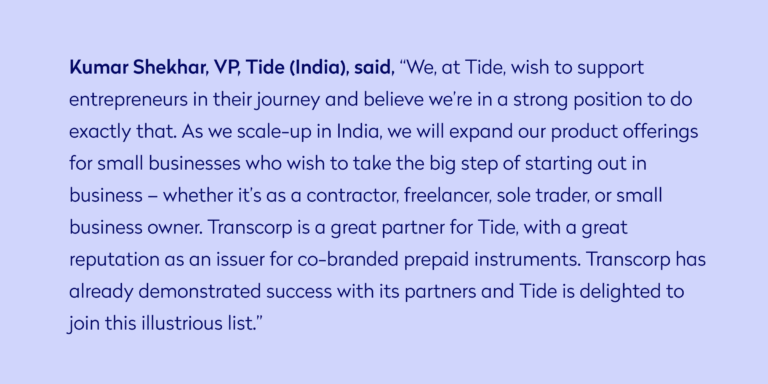 Tide partners with Transcorp to roll-out RuPay powered Expense Card ...