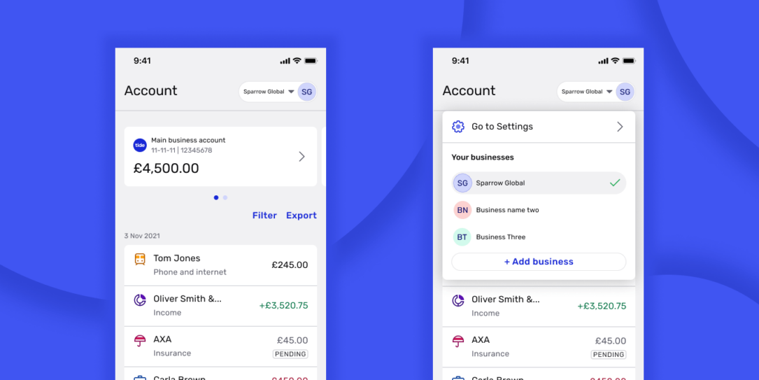 Tide update | Tide Business